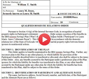 DenverQDRO.com – Denver QDRO Lawyer